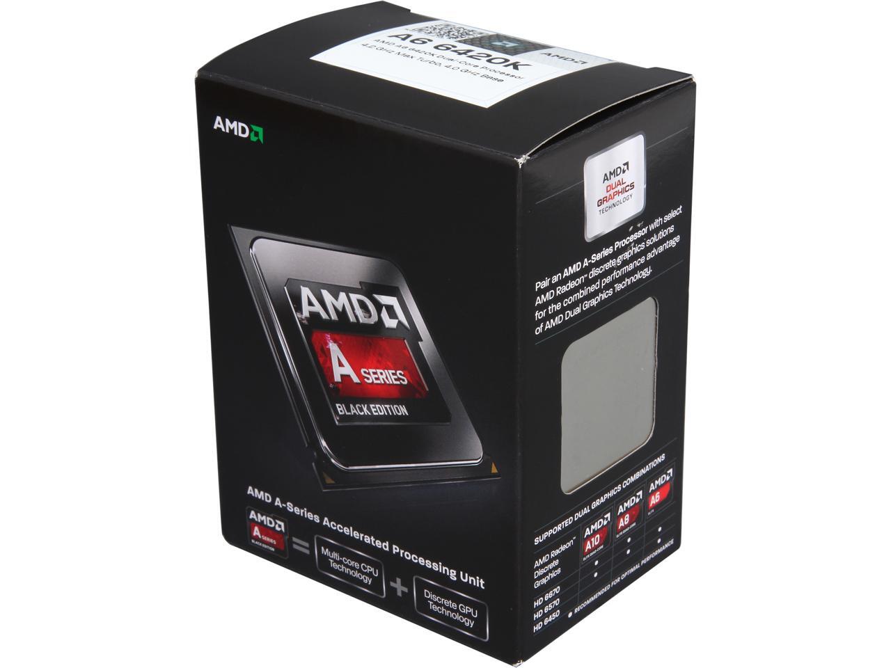 AMD A6-6420K - A-Series APU Richland Dual-Core 4.0 GHz Socket FM2 65W ...