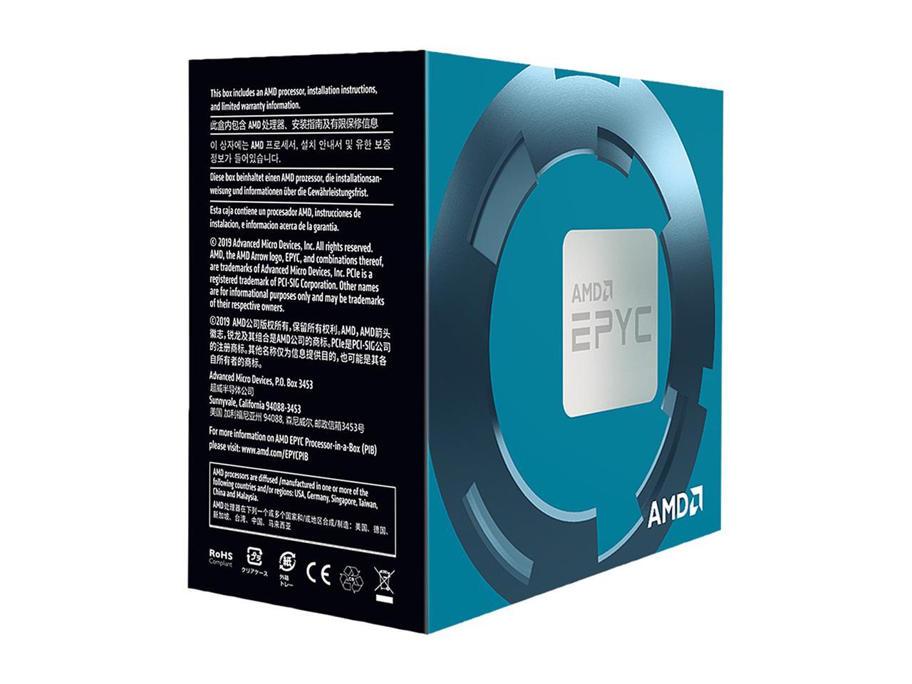 AMD EPYC Rome 7552 48-Core 2.2 GHz (3.3 GHz Max Boost) Socket SP3 200W 100-100000076WOF Server ...