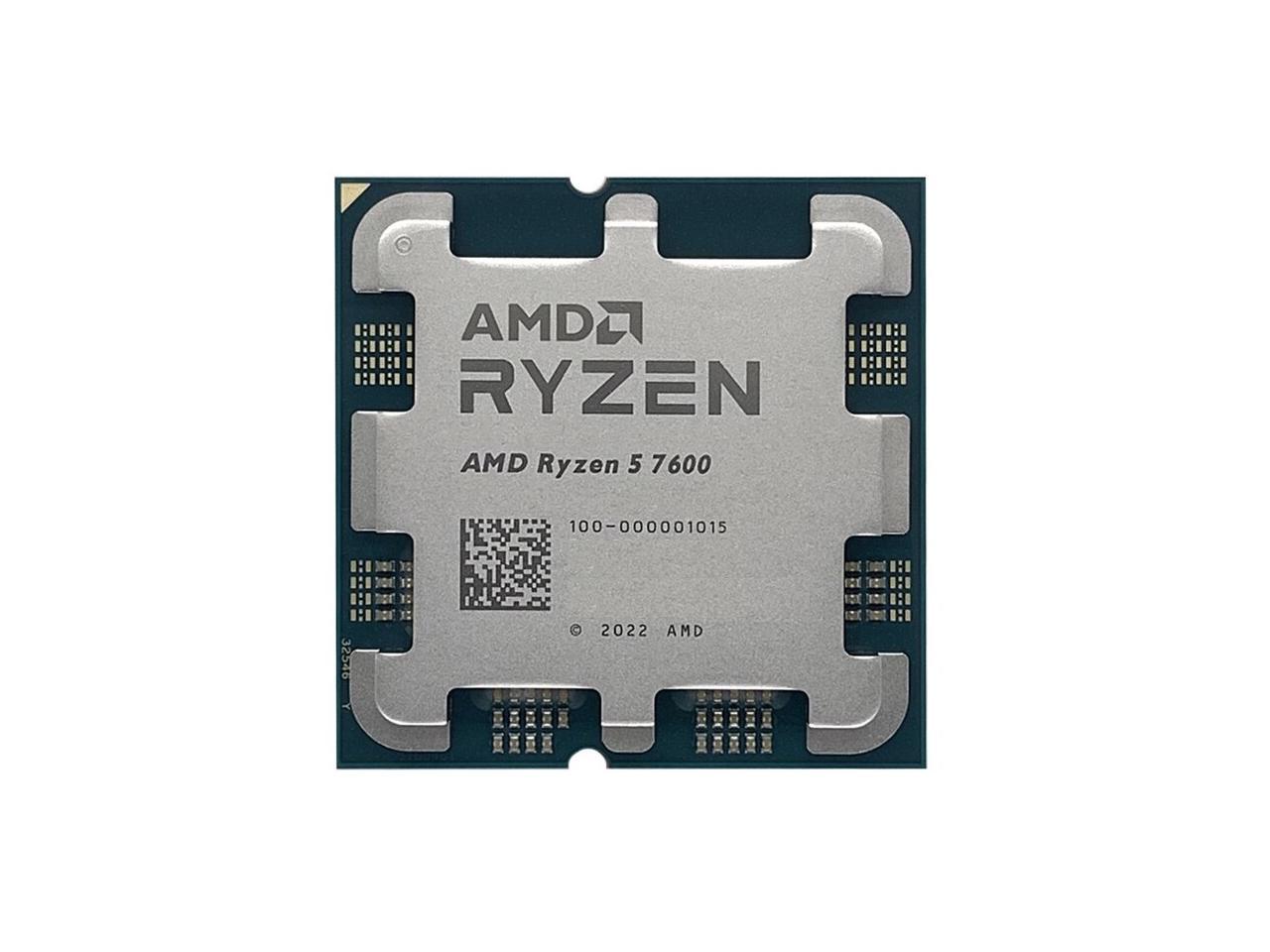 AMD Ryzen 5 7600 - Ryzen 5 7000 Series Zen 4 6-Core 3.8 GHz - Socket AM5 65W - AMD Radeon ...