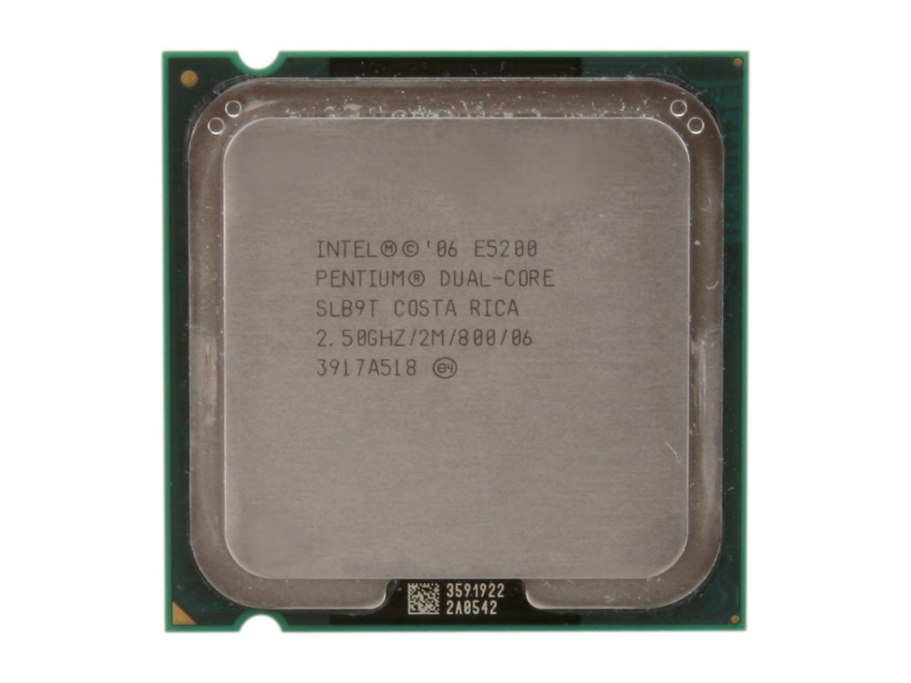 Refurbished: Intel Pentium E5200 - Pentium Dual-Core Wolfdale Dual-Core ...