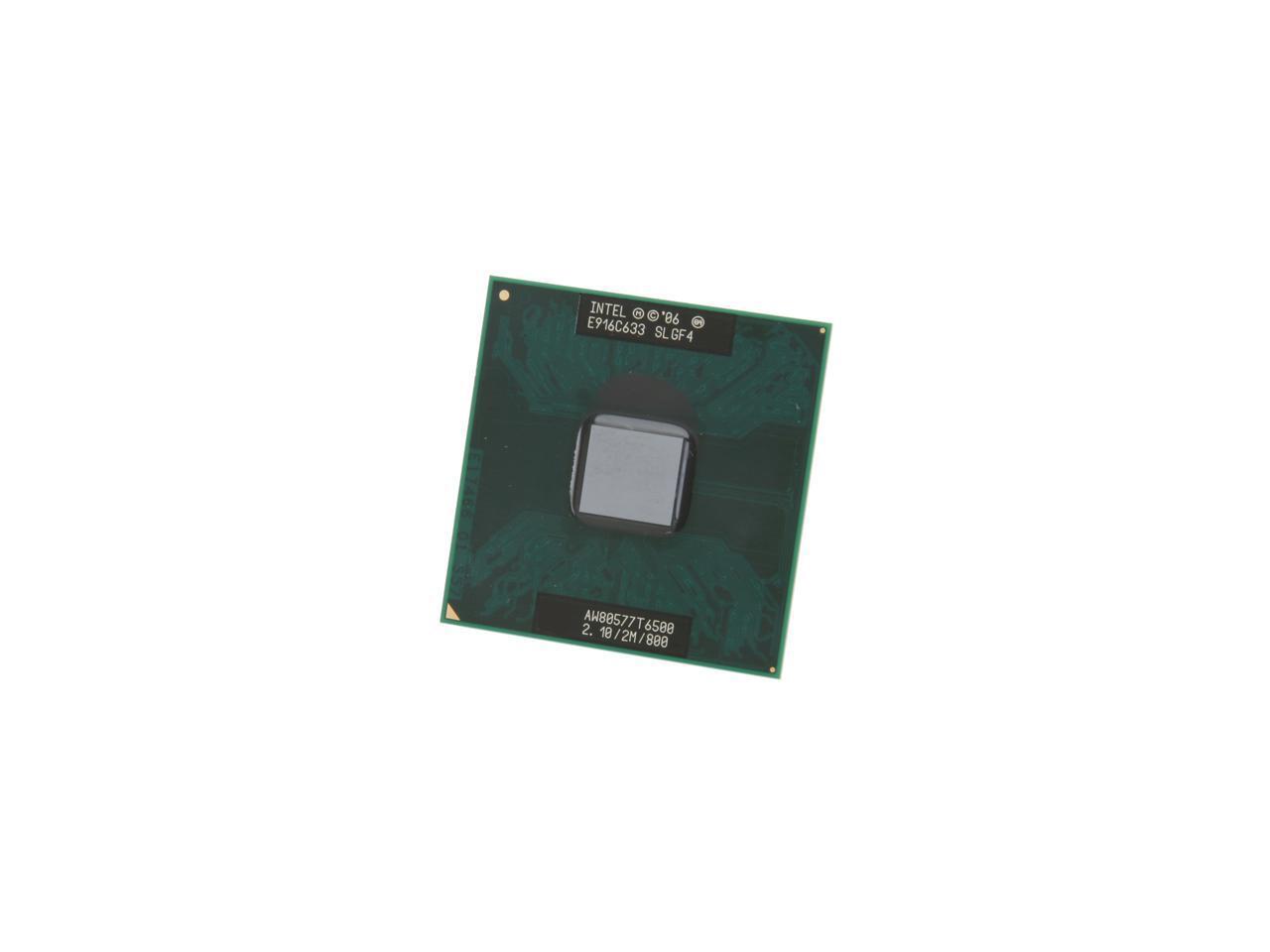 Refurbished: Intel Core 2 Duo T6500 2.1 GHz Socket P 35W T6500 (SLGF4 ...