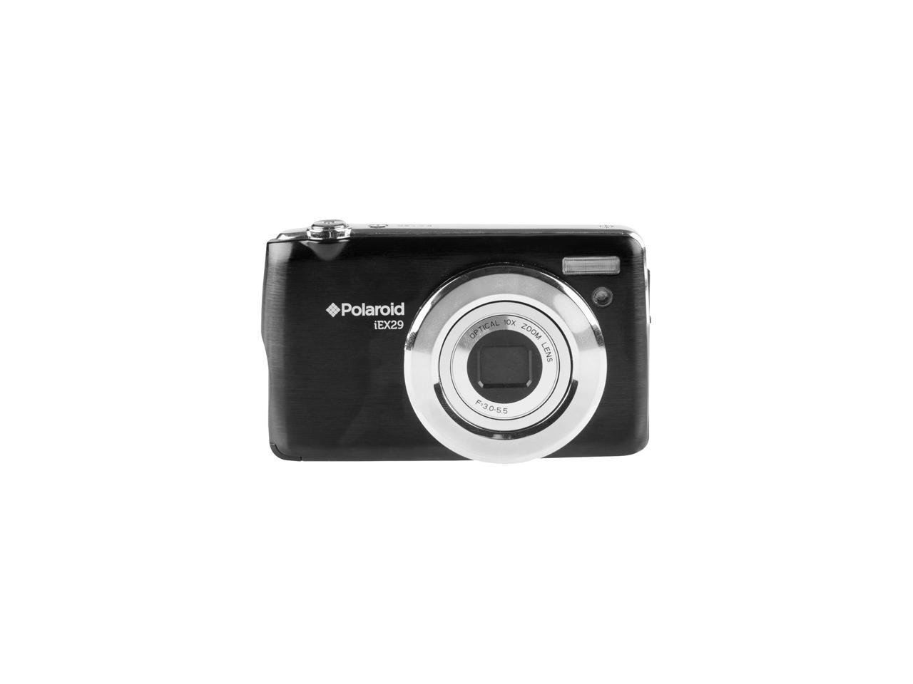Polaroid IEX29-BLK-BOX-PR 18.0 MP Optical Zoom Digital Camera with 2.4 ...