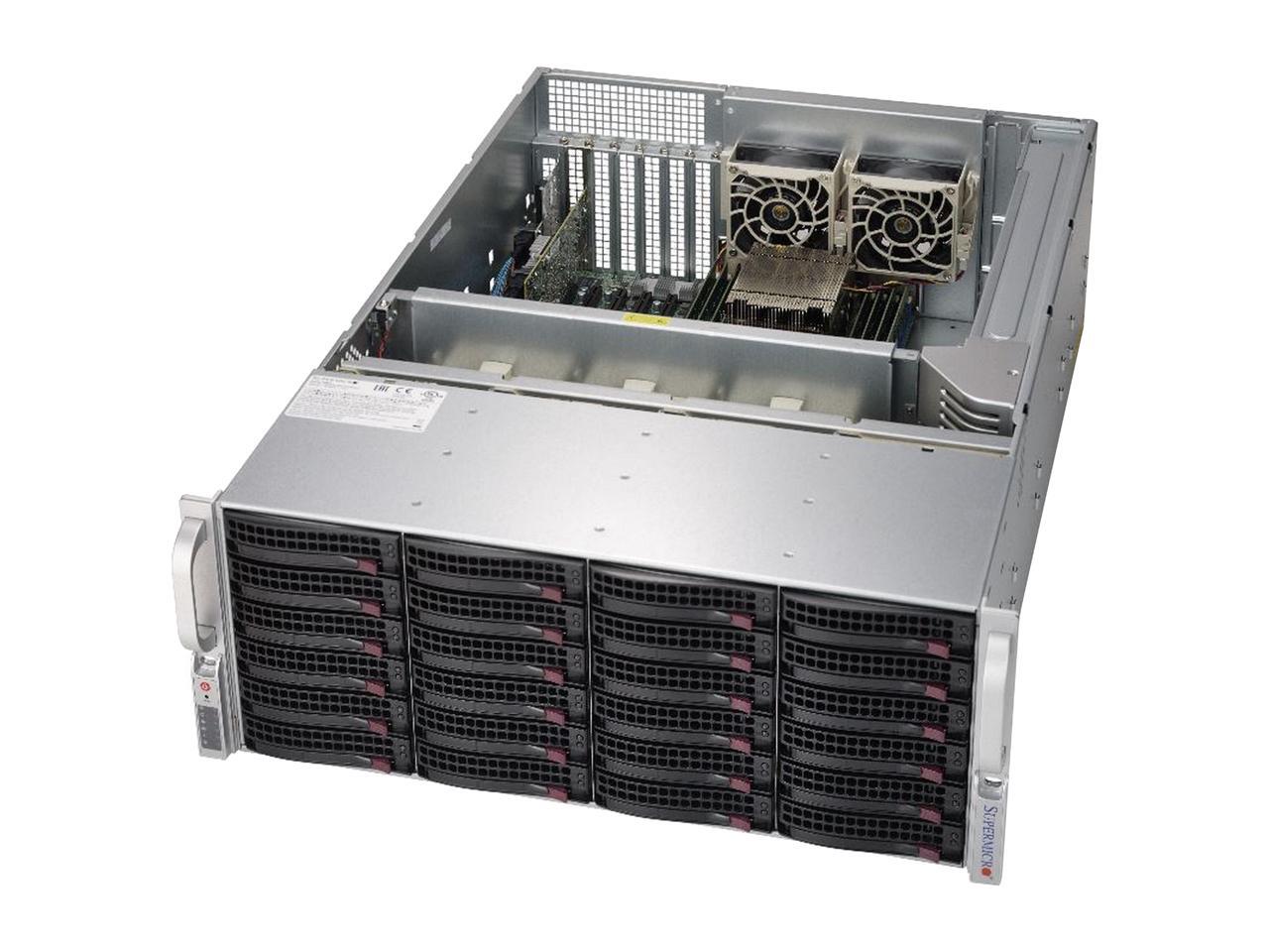 Supermicro Storage Server, 6049P-E1CR24H-OTO-12, 240TB SAS3 HDDs, 2 x ...
