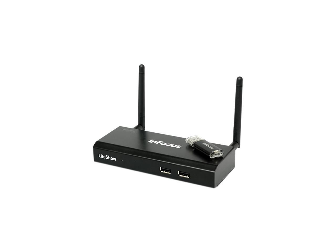 InFocus INLITESHOW4 LiteShow 4 Wireless Presentation Adapter For Any ...