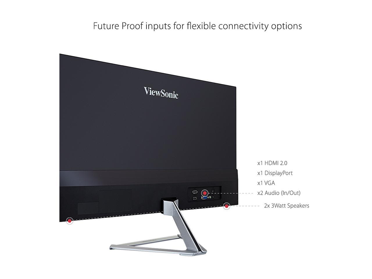 ViewSonic VX2476-SMHD 24" Full HD LED Backlit IPS Monitor - Newegg.com