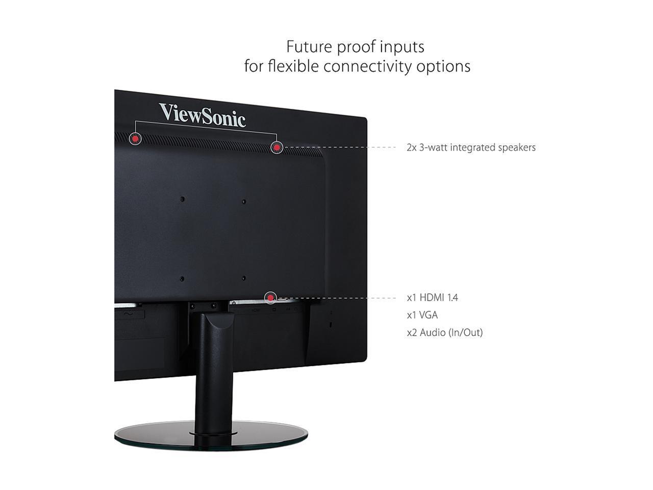 ViewSonic VA2719-SMH 27 Inch IPS 1080p Frameless LED Monitor with HDMI ...
