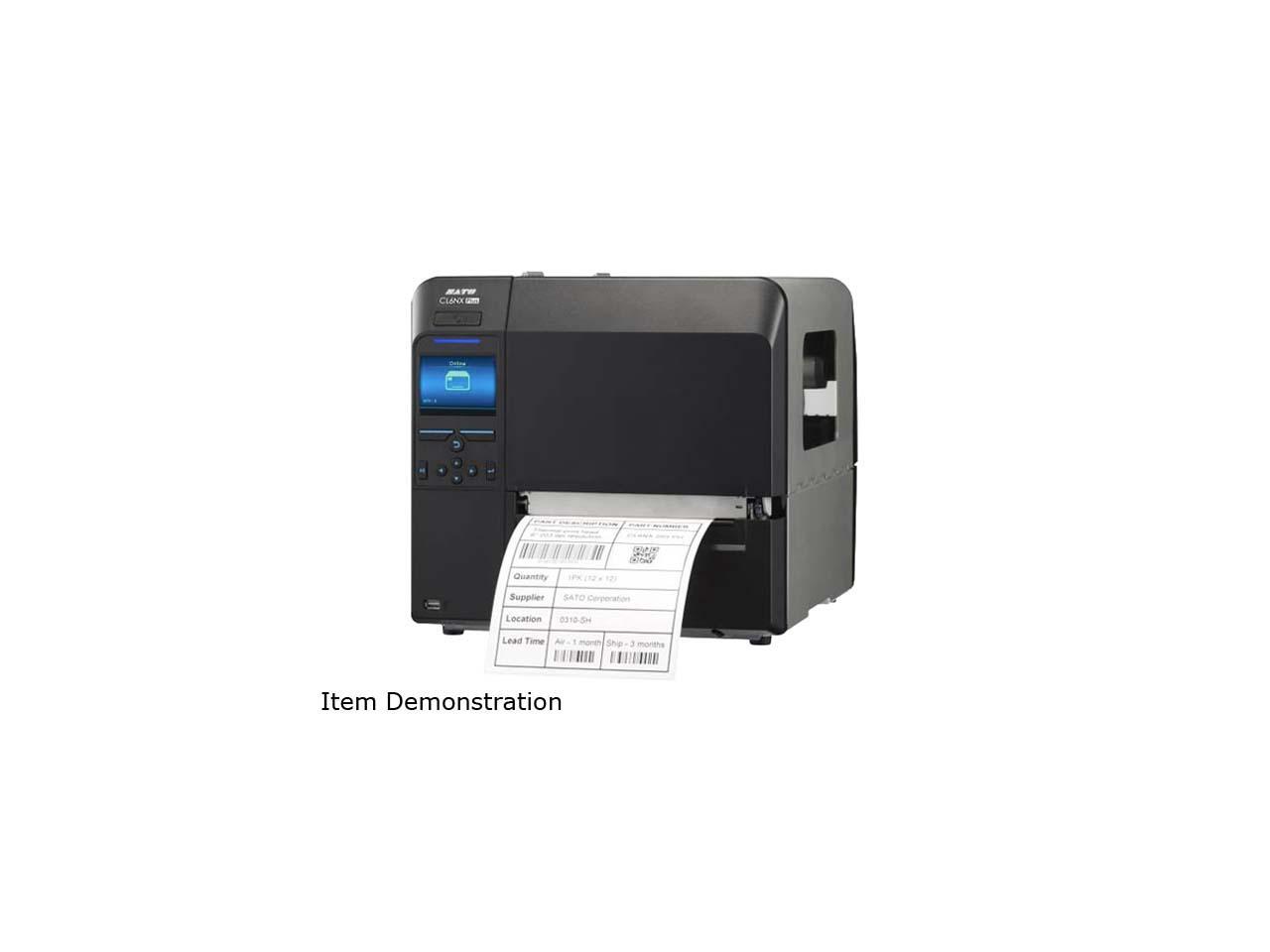 SATO CL6NX PLUS 203DPI 65 THERMAL TRANSFER PRINTER LANUSBSERBLUETOOTH ...