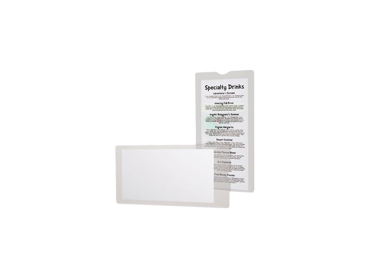 Oxford Utili-Jac Heavy-Duty Clear Plastic Envelopes, 4 X 9, 50/Box ...