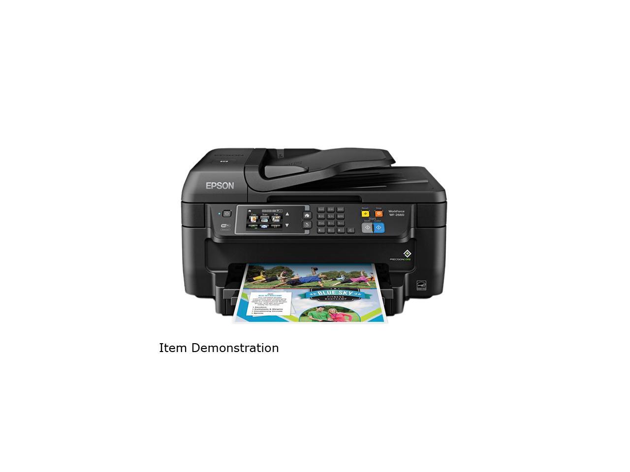 Epson WorkForce 2660 Inkjet Multifunction Printer - Color - Plain Paper ...