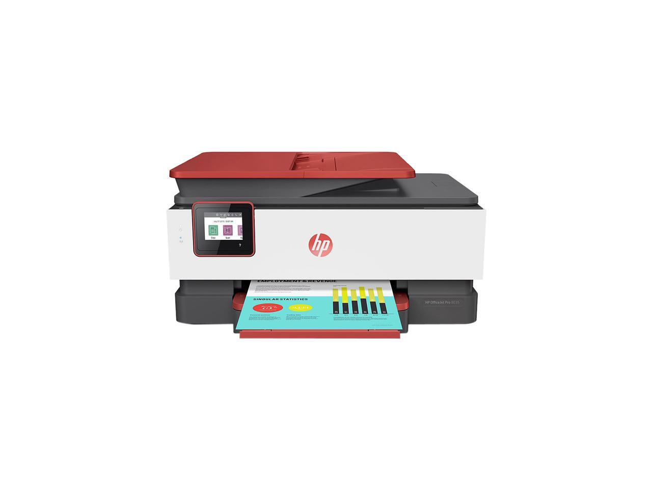 HP OfficeJet Pro 8035 Wireless Color Inkjet 4KJ65A#B1H, Coral - Newegg.com