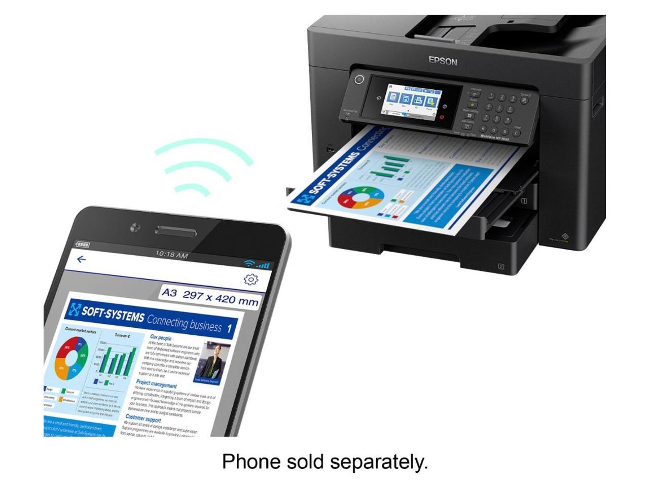 Epson WorkForce Pro WF-7840 Wireless All-in-One Inkjet Printer - Newegg.com