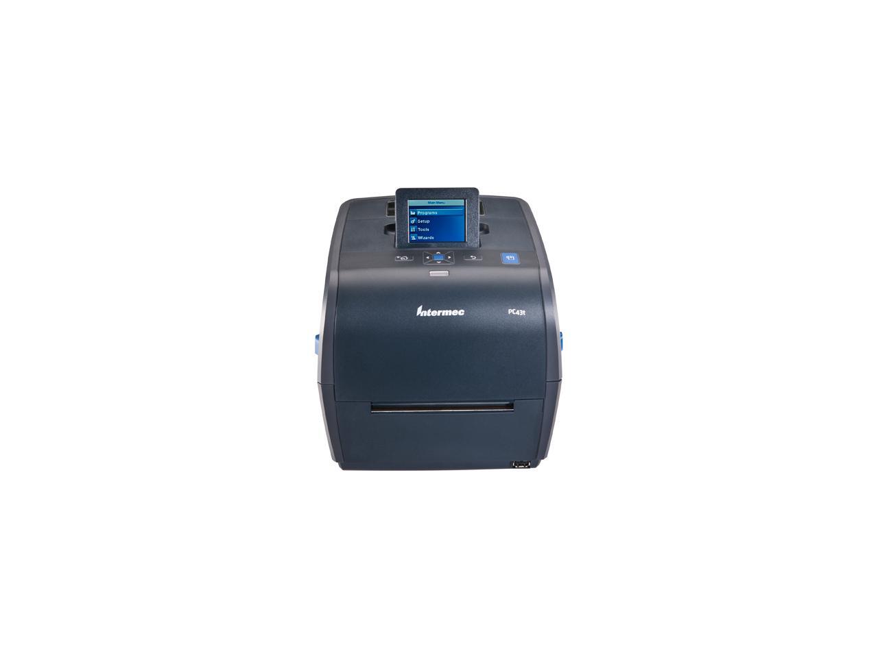 Honeywell PC43 Thermal Transfer Desktop Label Printer, LCD, Latin Font ...