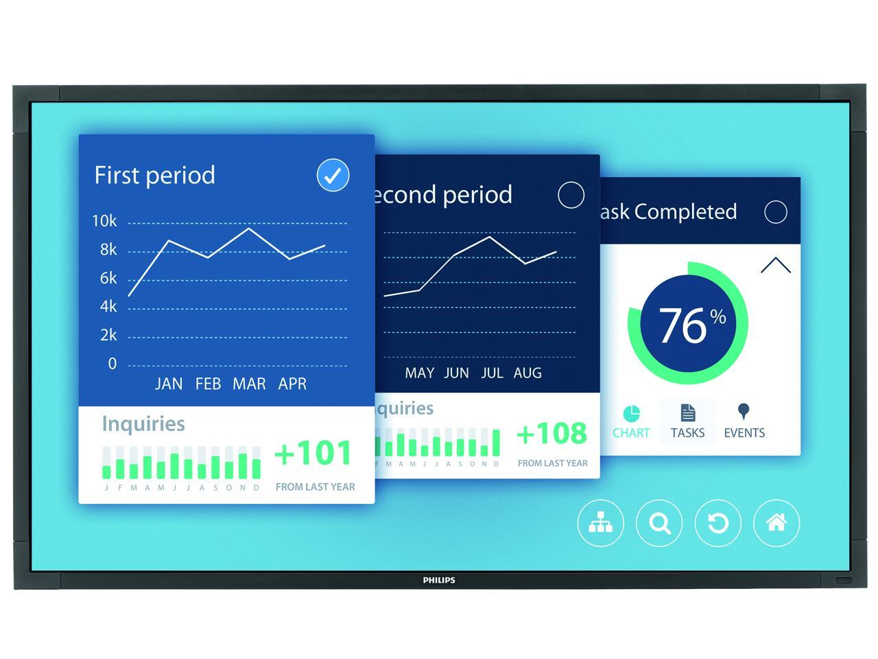 Philips 65BDL3051T 65" Full HD Interactive Digital Signage with ...