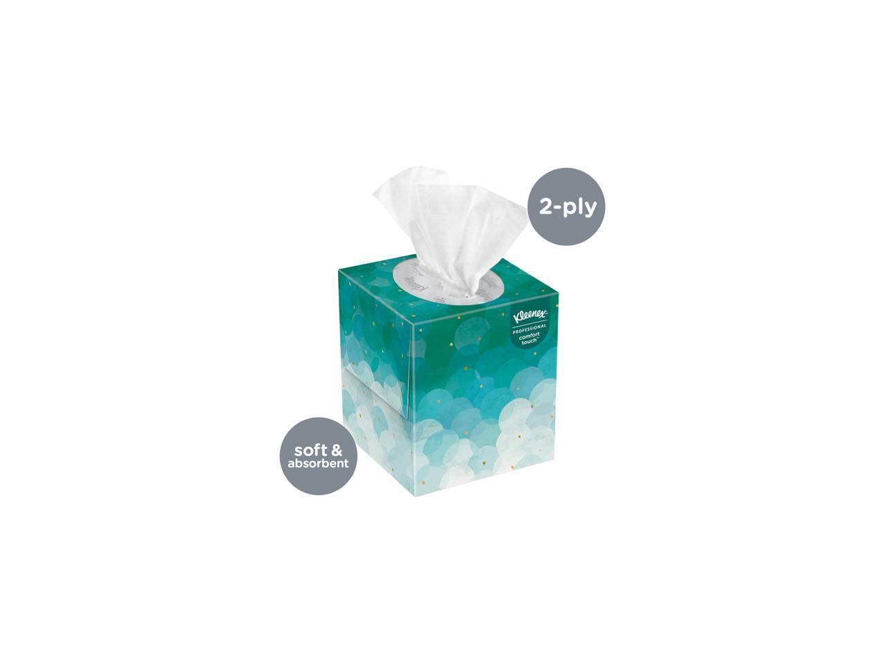 Kleenex Professional Facial Tissue Cube for Business (21270), Upright ...