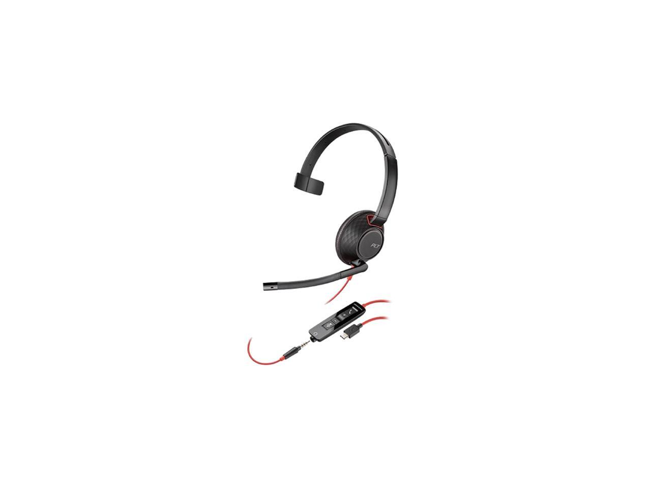 Plantronics - Blackwire 5210 - Wired, Single Ear (Monaural) Headset ...