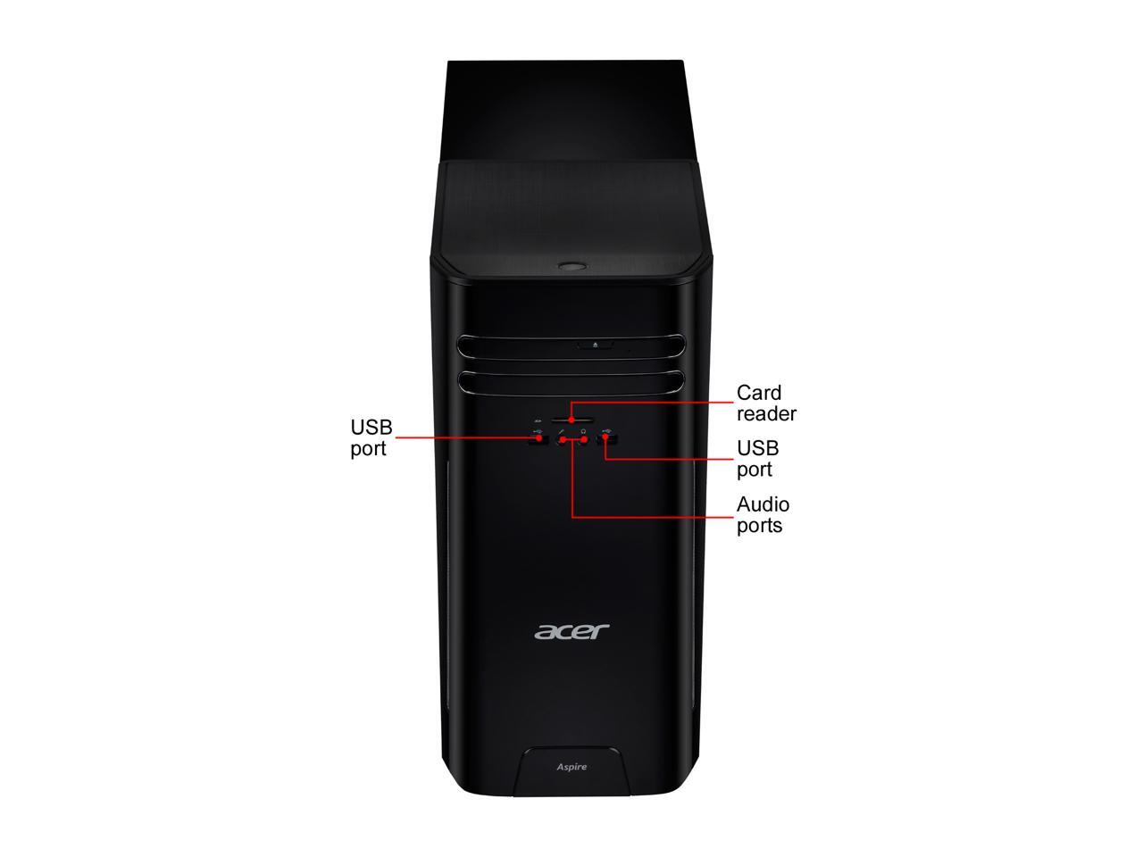 Acer Desktop Computer Aspire TC TC-780-ACKI5 Intel Core i5-7400 12GB ...