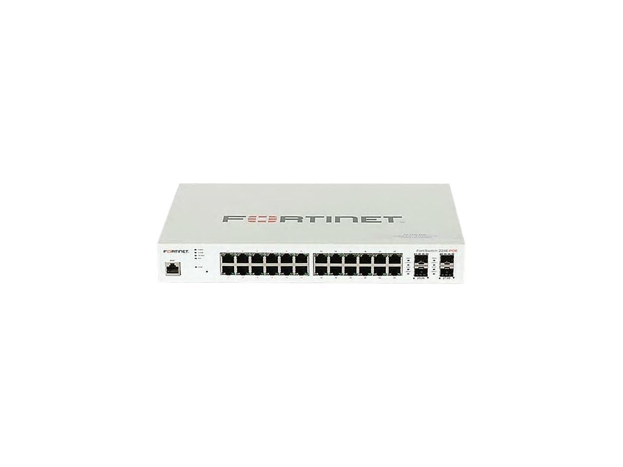 Fortinet FS-224E-POE Fortiswitch 224E-Poe - Switch - L3 - Managed - 12 ...