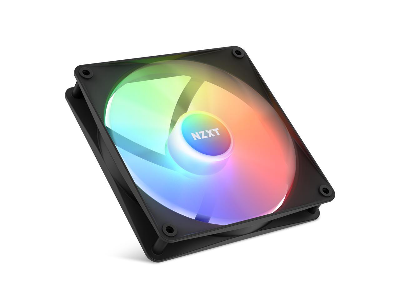 NZXT F140 RGB Core - 140mm Hub-Mounted RGB Fan - 8 Individually ...