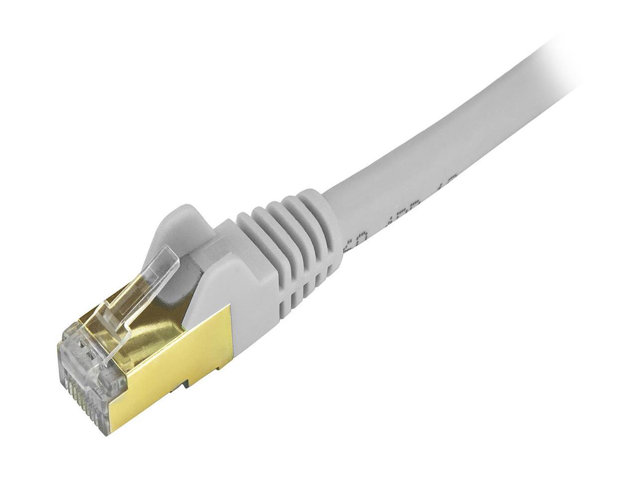 StarTech 25ft Cat6a STP Snagless Shielded Ethernet Patch Cable - Gray ...