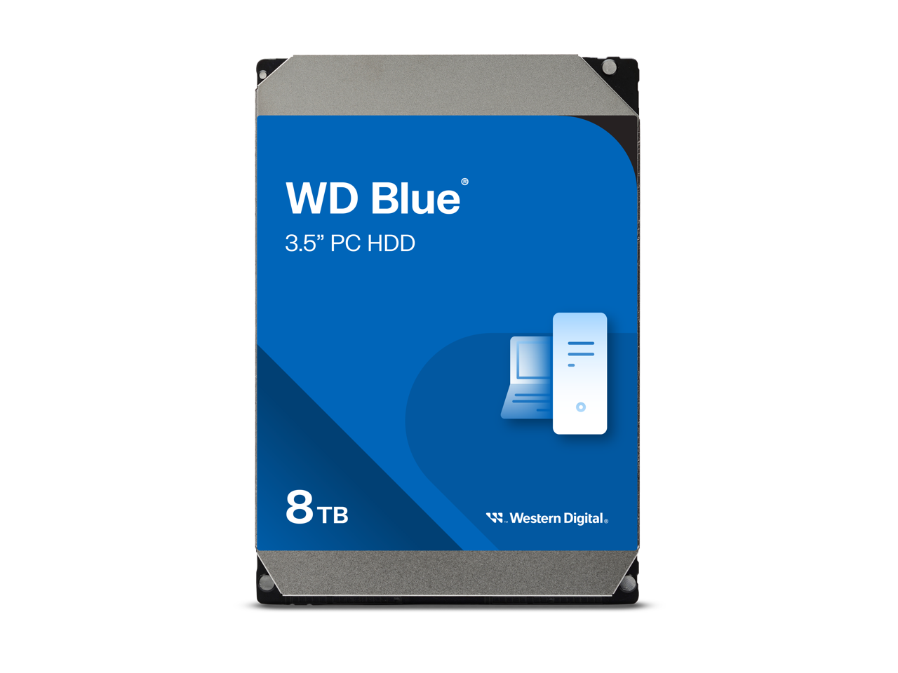 WD Blue 8TB Desktop Hard Disk Drive - 5640 RPM SATA 6Gb/s 256MB Cache 3 ...