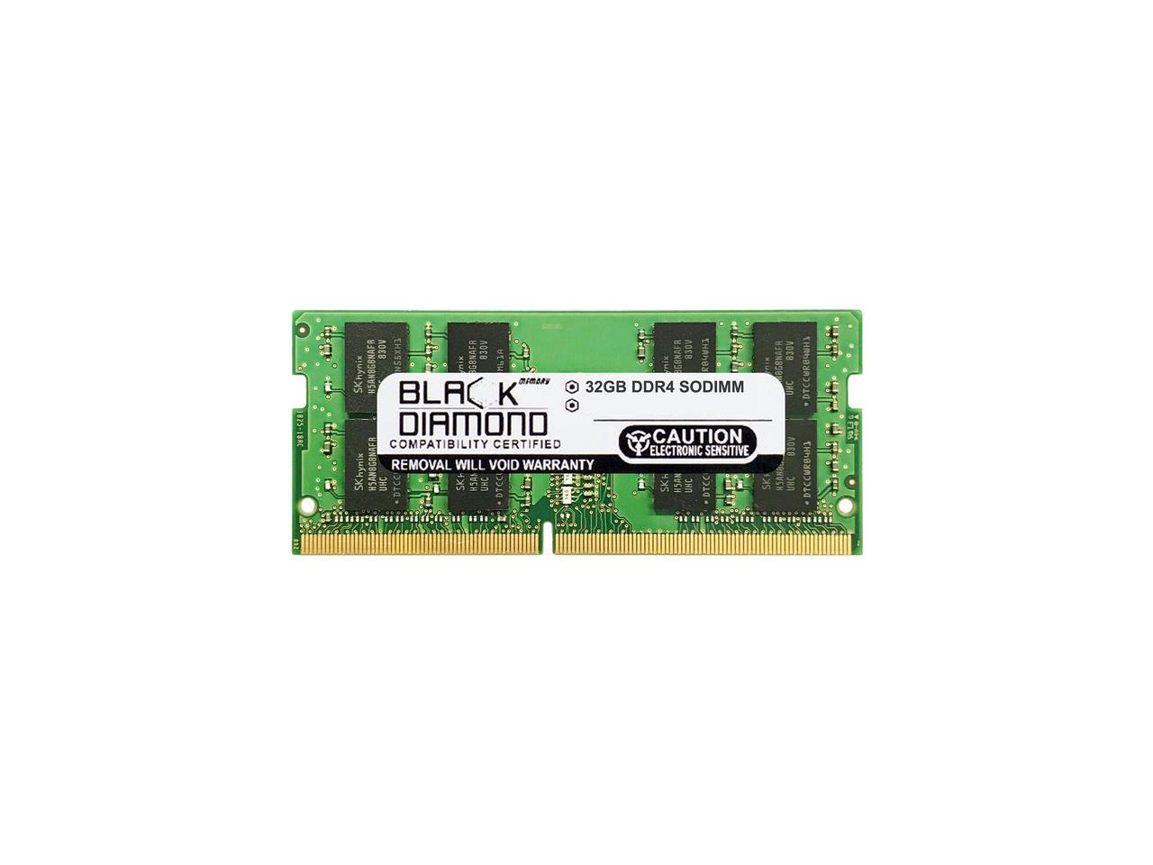 Black Diamond Memory 32GB 260-Pin DDR4 SO-DIMM DDR4 3200 (PC4 25600 ...