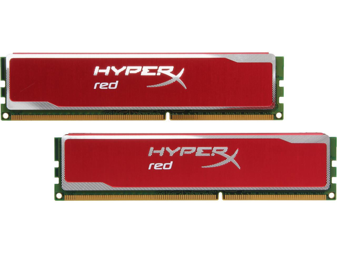 HyperX Blu Red Series 8GB (2 x 4GB) DDR3 1333 Desktop Memory Model ...