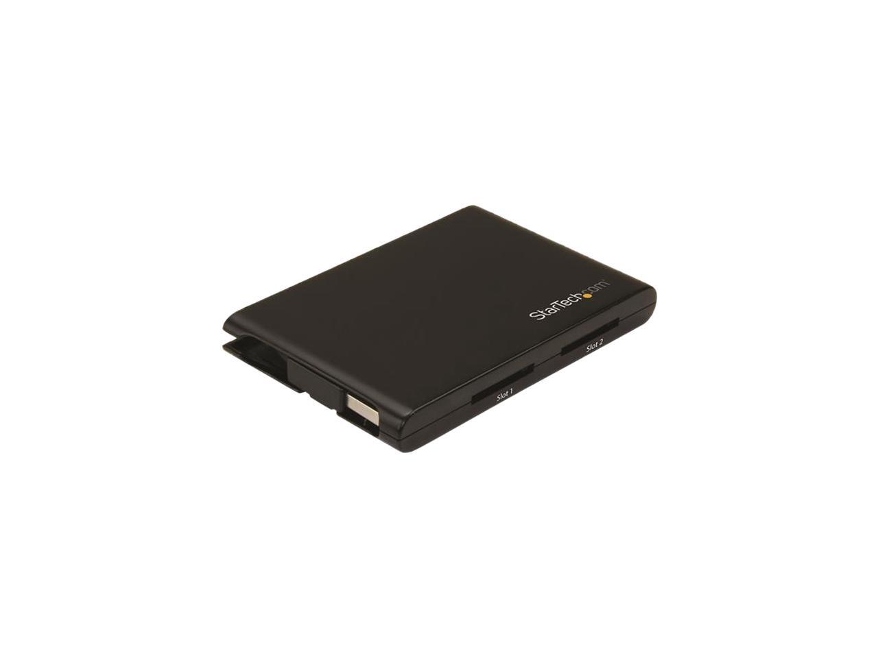 StarTech 2SD4FCRU3 Dual-Slot SD Card Reader/Writer - USB 3.0 - SD 4.0 ...