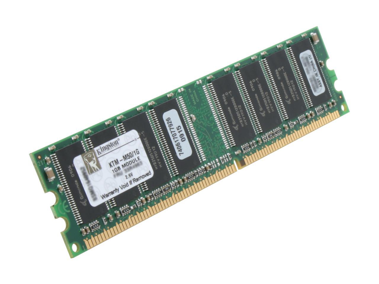 Kingston 1GB 184-Pin DDR SDRAM System Specific Memory for IBM - Newegg.com