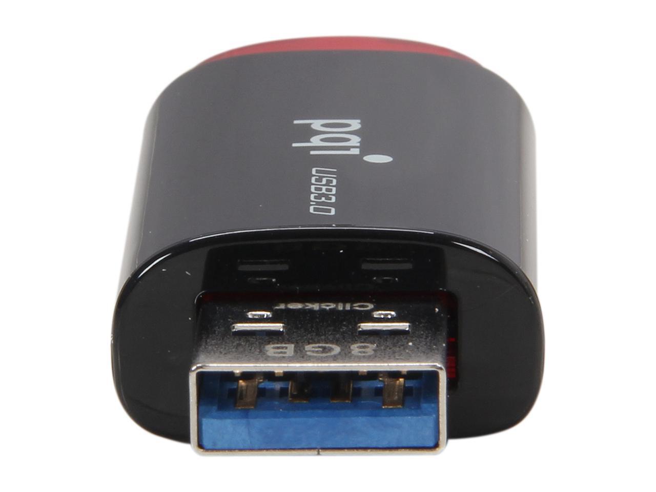 PQI Clicker 8GB USB 3.0 Flash Drive - Newegg.com