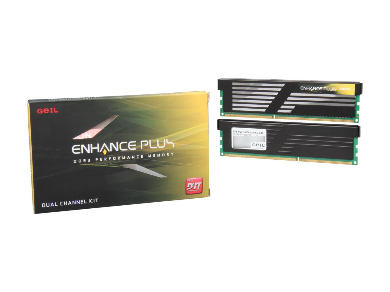 GeIL Enhance PLUS Series 4GB (2 x 2GB) DDR3 1750 (PC3 14000) Desktop ...