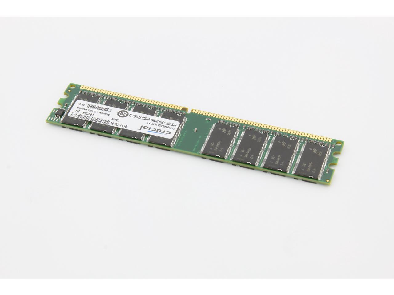 Crucial 2GB (2 x 1GB) DDR 400 (PC 3200) Major Brand Chipset Dual ...