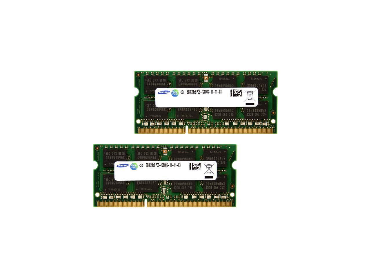 16GB (2 x 8GB) 204-Pin DDR3 SO-DIMM DDR3 1600 (PC3 12800) Laptop Memory ...