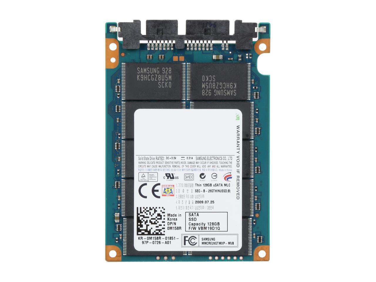 Refurbished: SAMSUNG 128GB Micro-SATA MLC Internal Solid State Drive ...