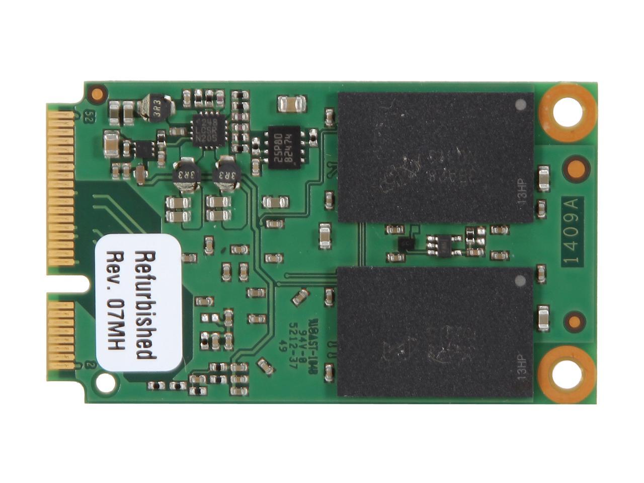 Refurbished: Manufacturer Recertified Crucial M4 256GB Mini-SATA (mSATA ...