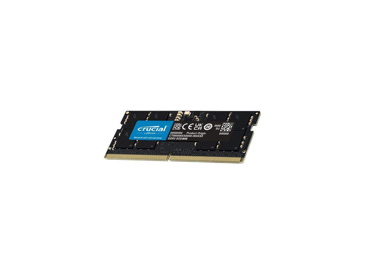 Crucial 32GB 262-Pin DDR5 SO-DIMM DDR5 4800 (PC4 38400) Laptop Memory Model CT32G48C40S5 - Newegg.ca