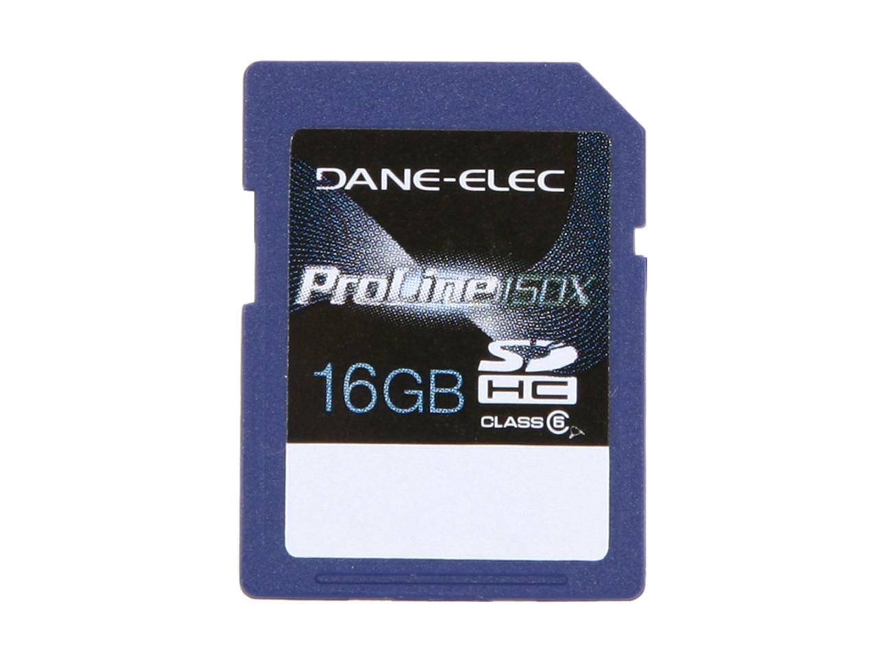 DANE-ELEC ProLine 16GB Secure Digital High-Capacity (SDHC) Flash Card ...