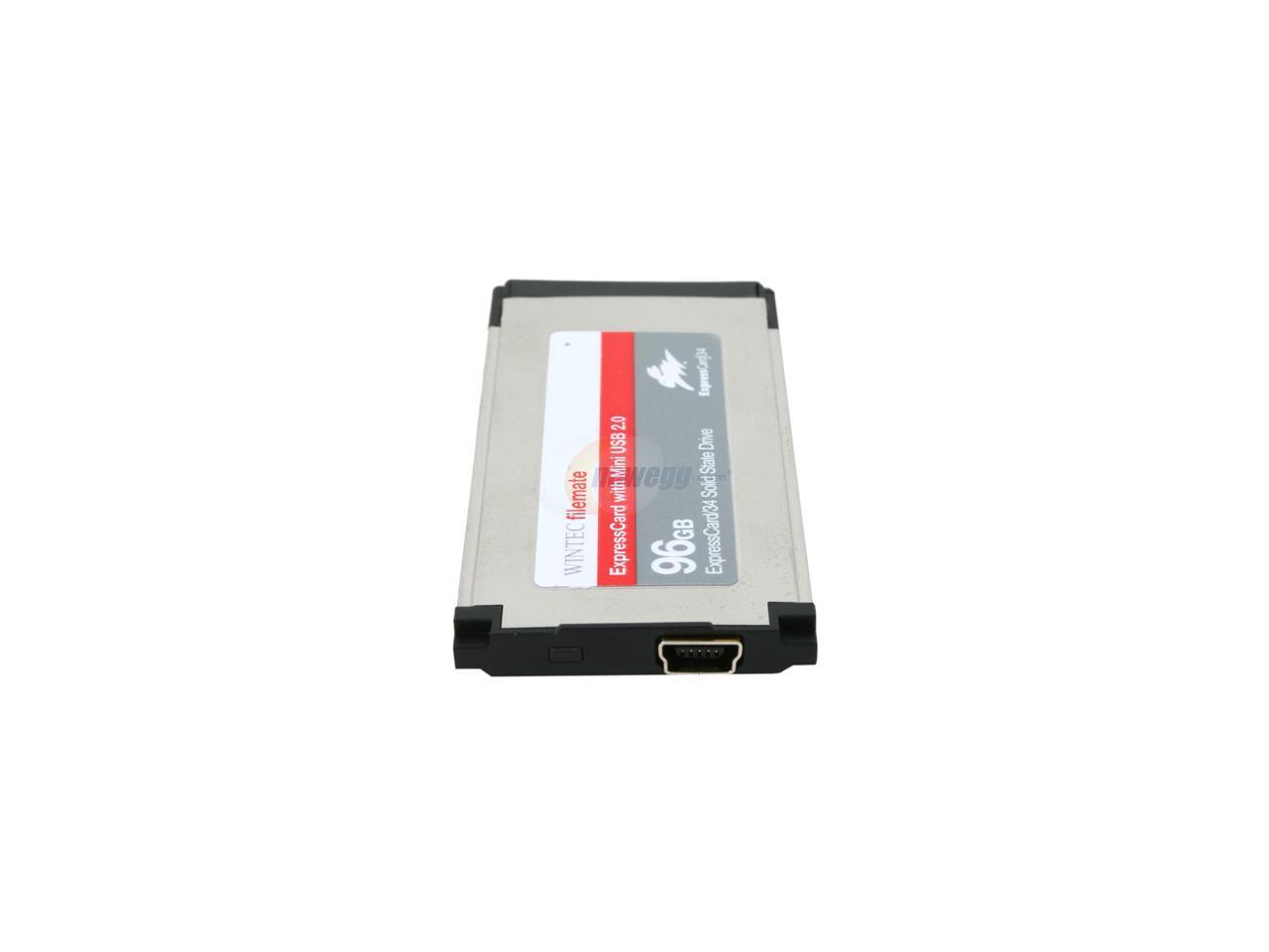 Wintec FileMate ExpressCard 34 96GB USB 2.0 & SATAII MLC Internal ...