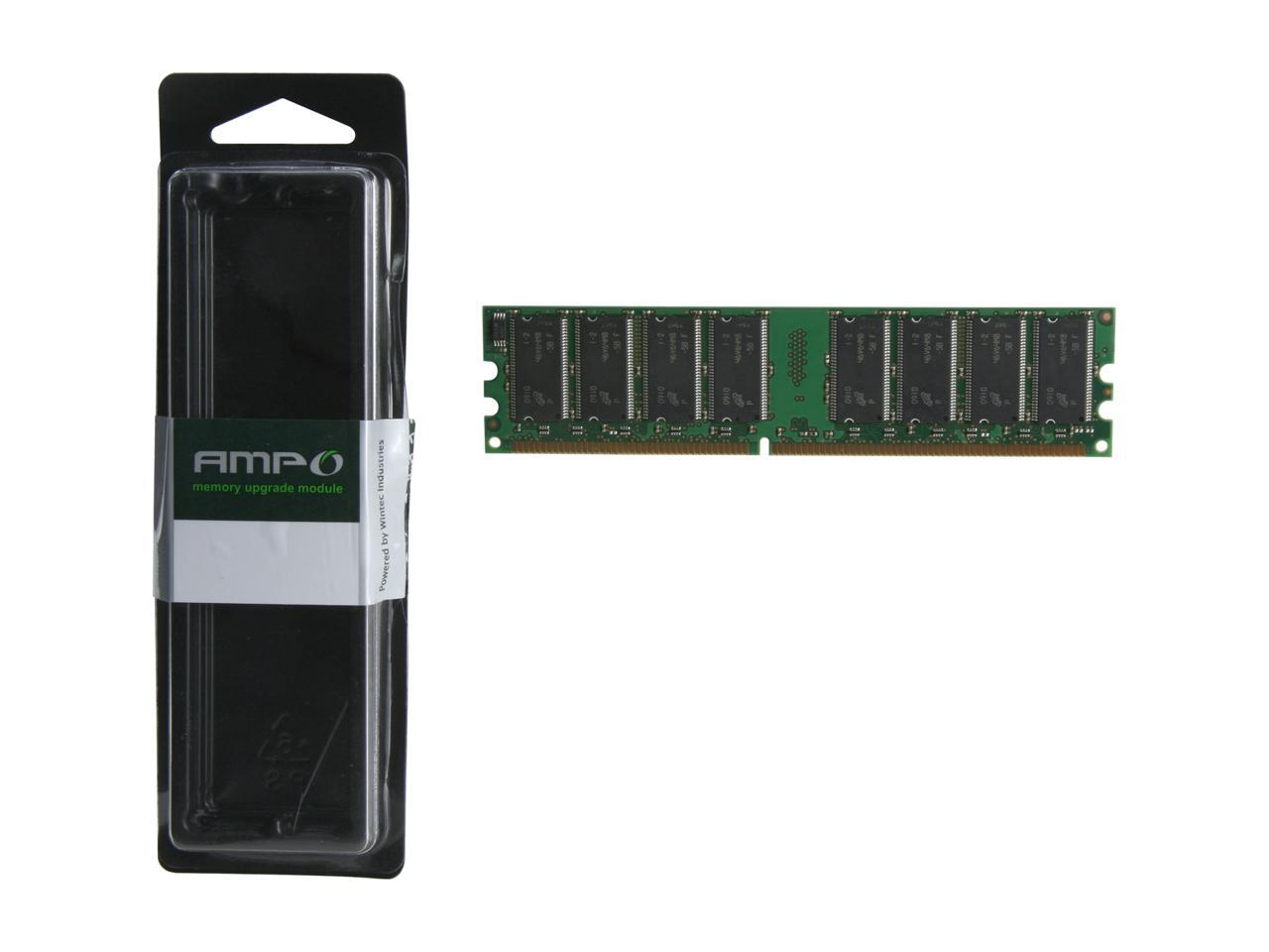 Wintec AMPO 1GB DDR 333 (PC 2700) Desktop Memory Model 3AMD1333-1G-R ...