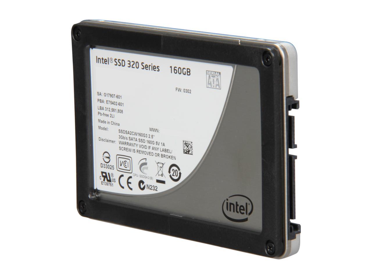 Intel 320 Series 2.5" 160GB SATA II MLC Internal Solid State Drive (SSD ...