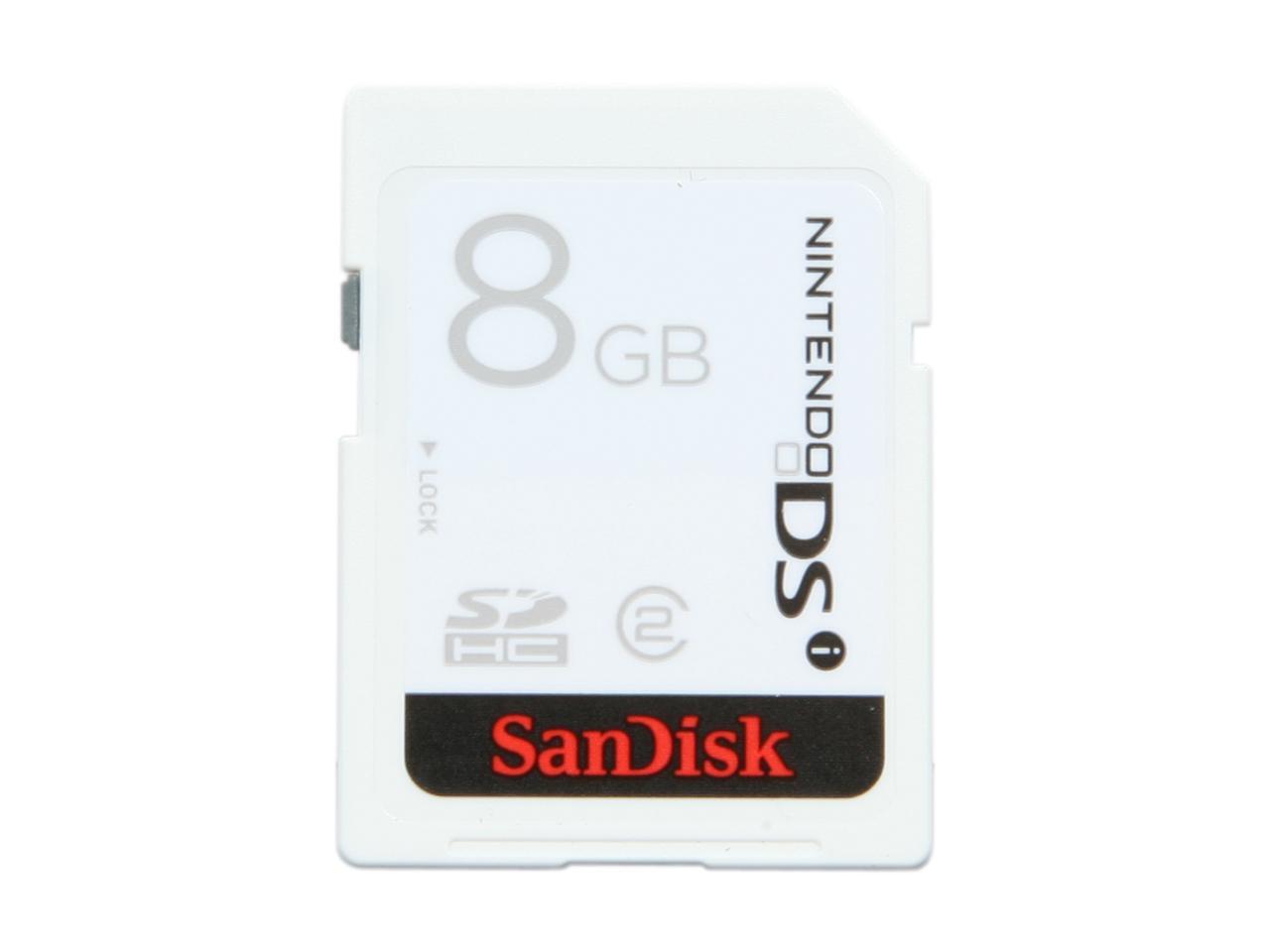 SanDisk 8GB Secure Digital High-Capacity (SDHC) Nintendo DSi Memory ...