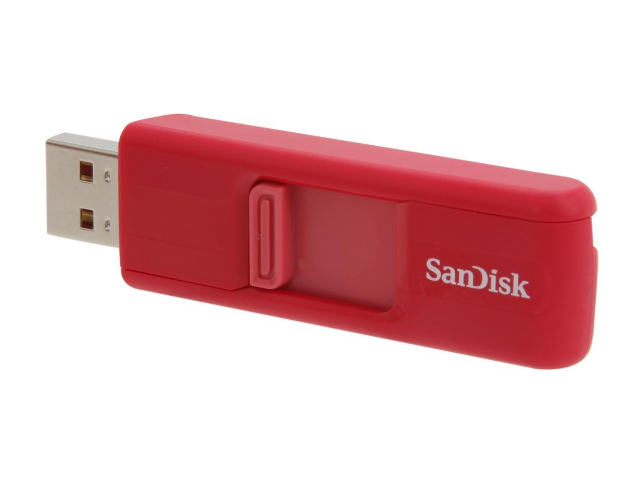 SanDisk Cruzer 8GB USB 2.0 Flash Drive (Red) - Newegg.com