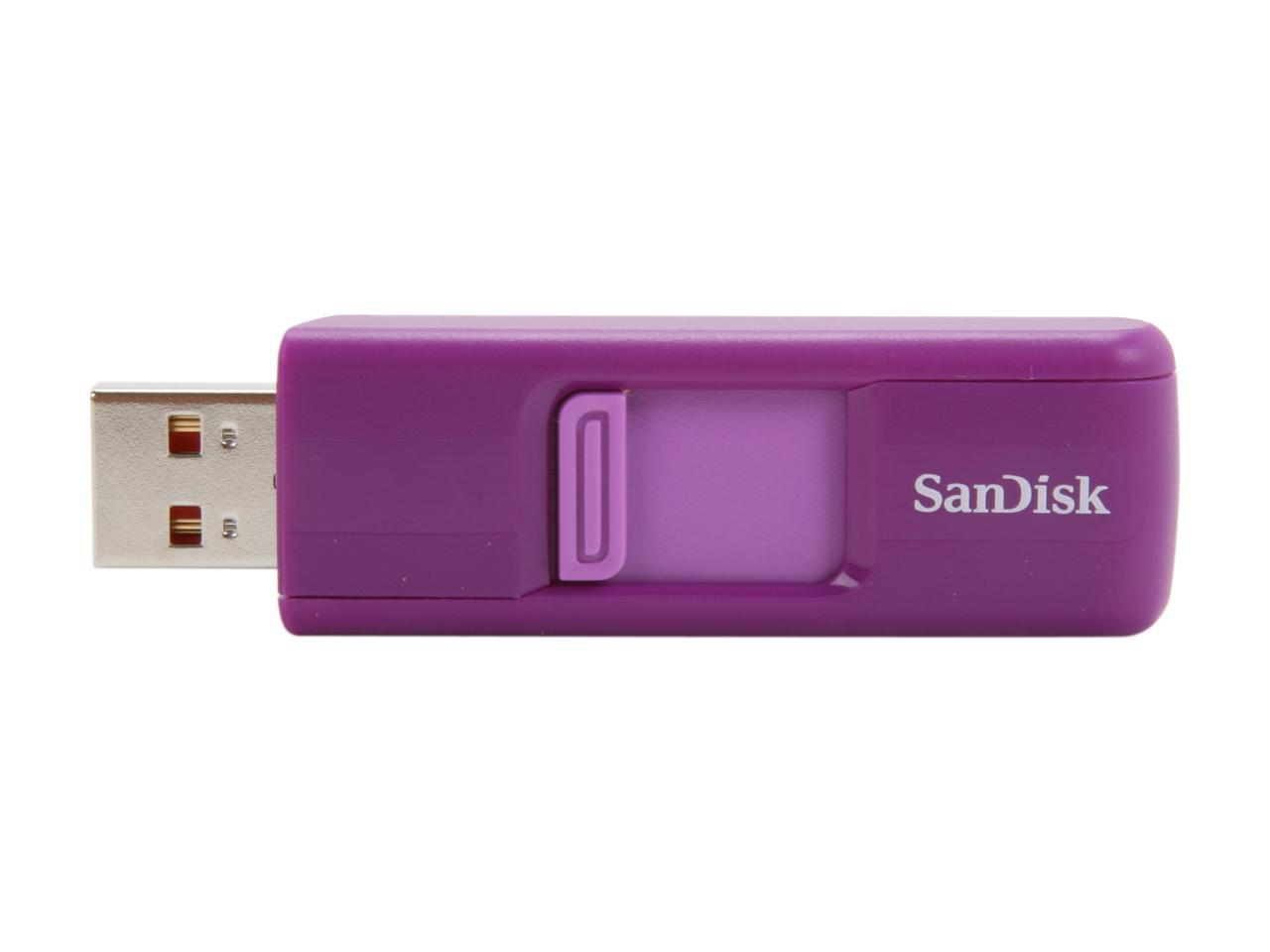 SanDisk Cruzer 8GB USB 2.0 Flash Drive (Purple) - Newegg.com