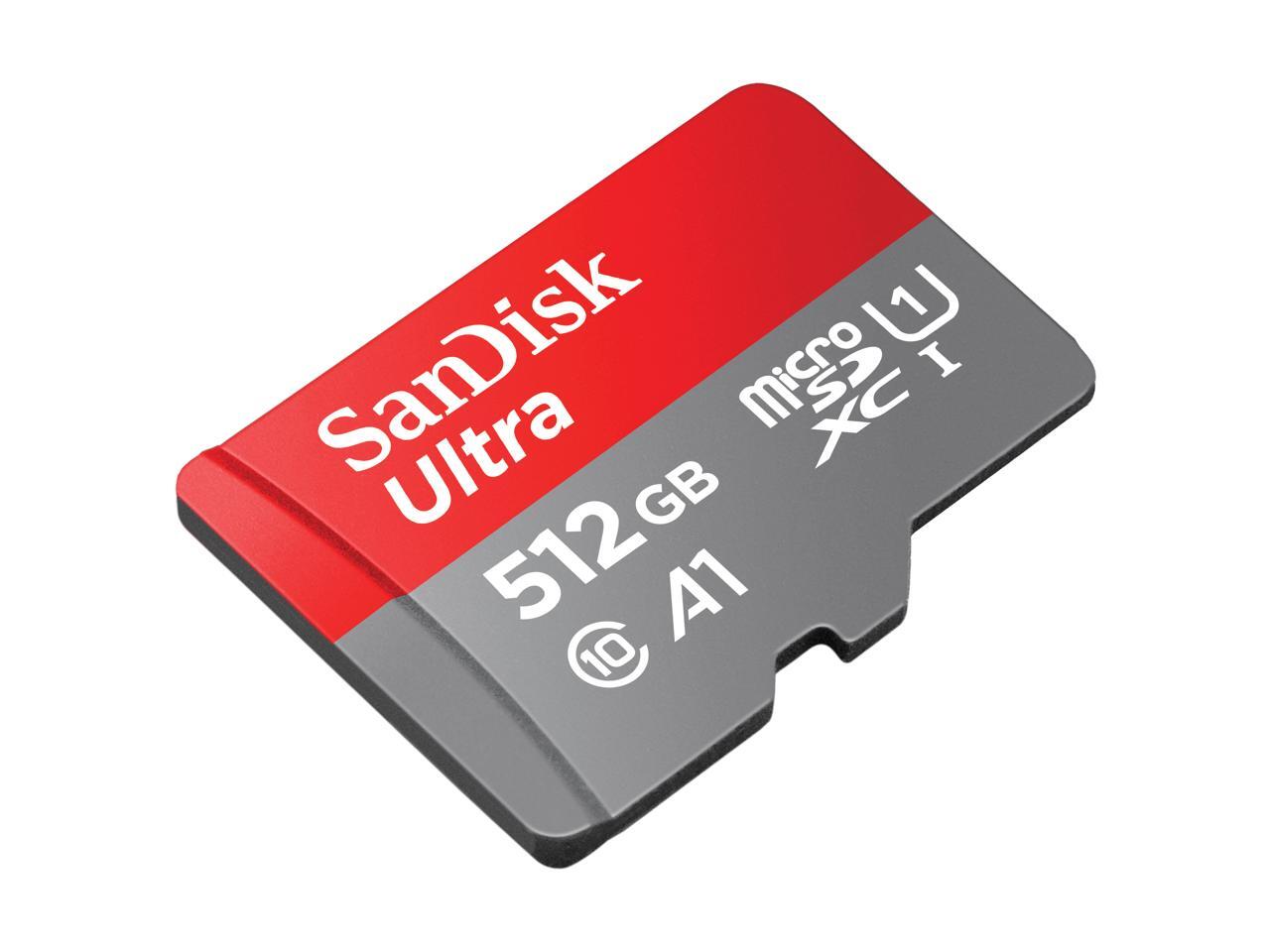 SanDisk 512GB Ultra MicroSDXC A1 UHS I U1 Class 10 Memory Card With SanDisk 512GB Ultra MicroSDXC A1 UHS I U1 Class 10 Memory Card With