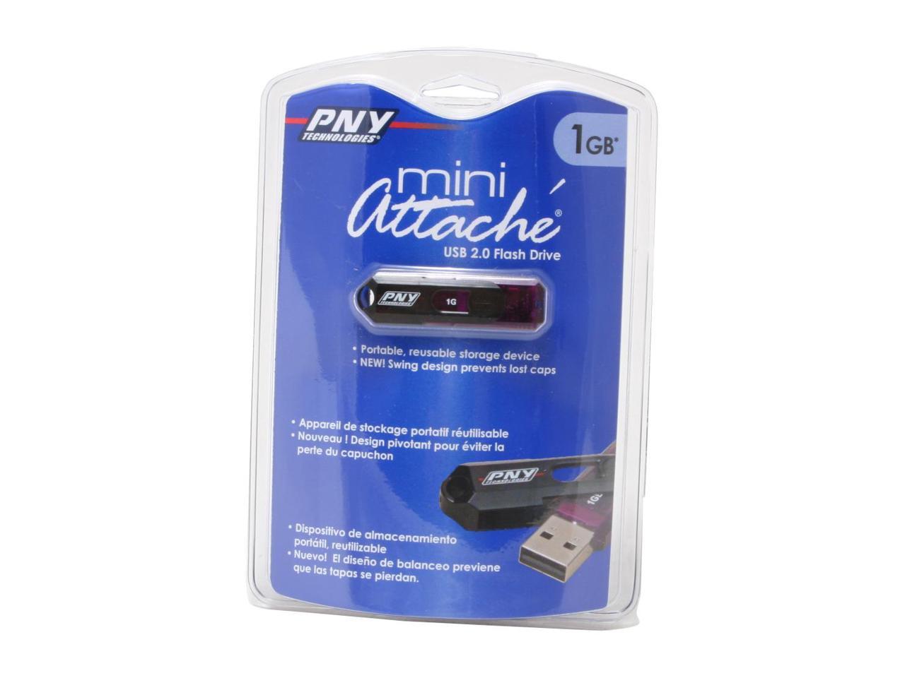 PNY Mini Attaché 1GB Flash Drive (USB2.0 Portable) - Newegg.com