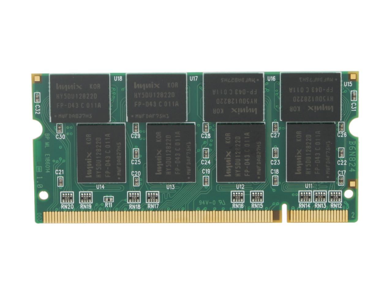 PNY 1GB 200-Pin DDR SO-DIMM DDR 333 (PC 2700) Laptop Memory Model ...