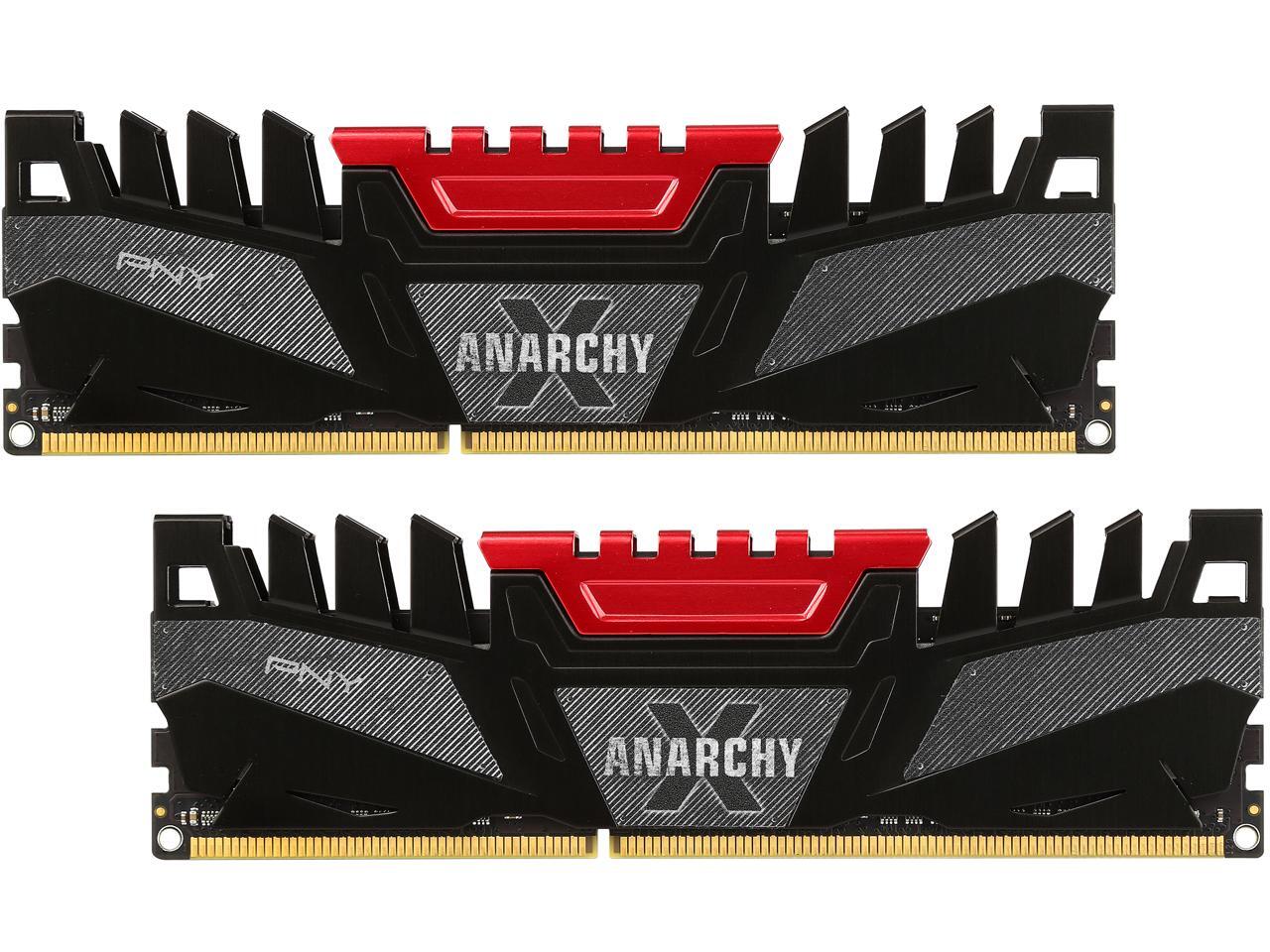 PNY Anarchy X 8GB (2 x 4GB) 240-Pin DDR3 SDRAM DDR3 2800 (PC3 22400 ...