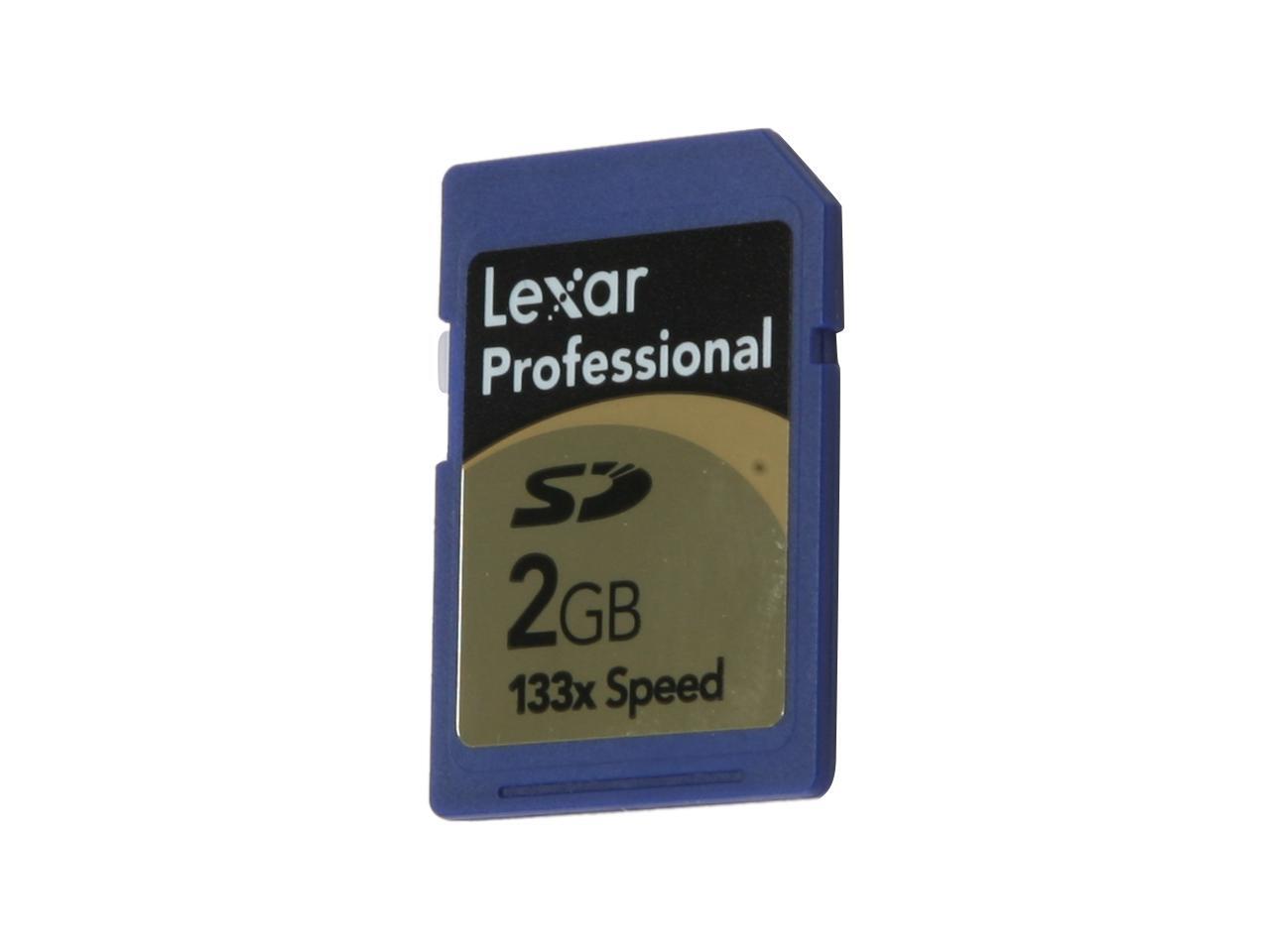Lexar Professional 2GB Secure Digital (SD) Flash Card without BackUp-N ...