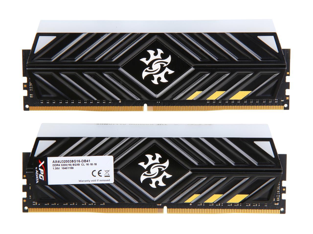 XPG SPECTRIX D41 16GB (2 x 8GB) 288-Pin DDR4 SDRAM DDR4 3200 (PC4 25600 ...