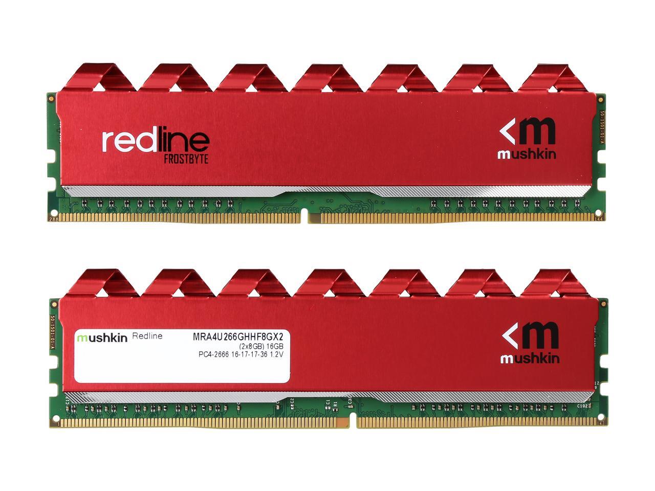 Mushkin Enhanced Redline 32GB (2 x 16GB) DDR4 3466 (PC4 27700) Desktop ...