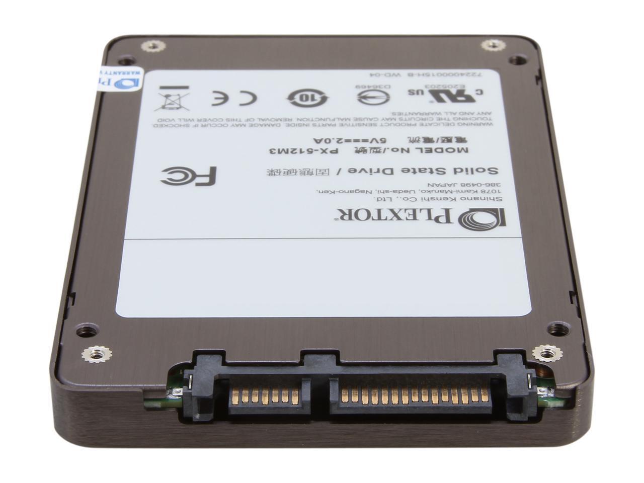 Plextor M3 Series 2.5" 512GB SATA III MLC Internal Solid State Drive ...